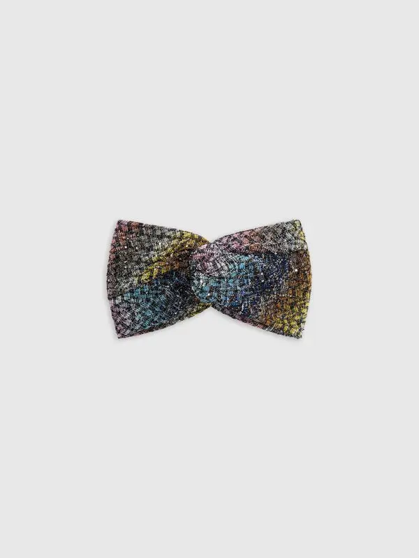 Missoni Hairband In Viscose Lamé Blend With Sequin Appliqu - Multicoloured