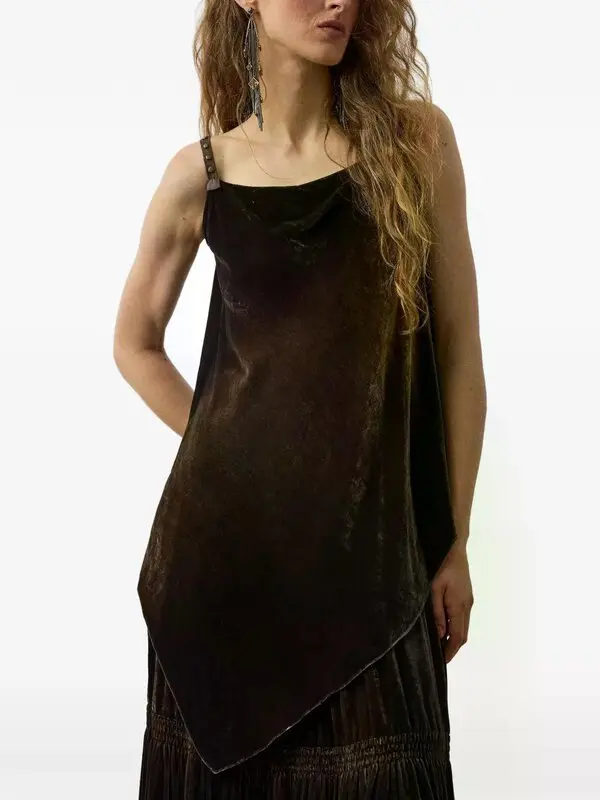 Ralph Lauren Idina Velvet Top