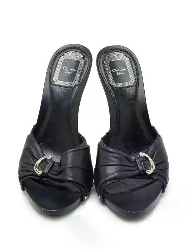 Dior Platform Leather Sandals