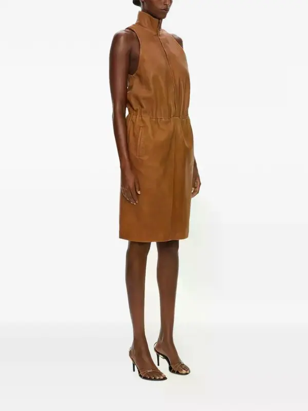 Christopher Esber Dannie Leather Mini Dress