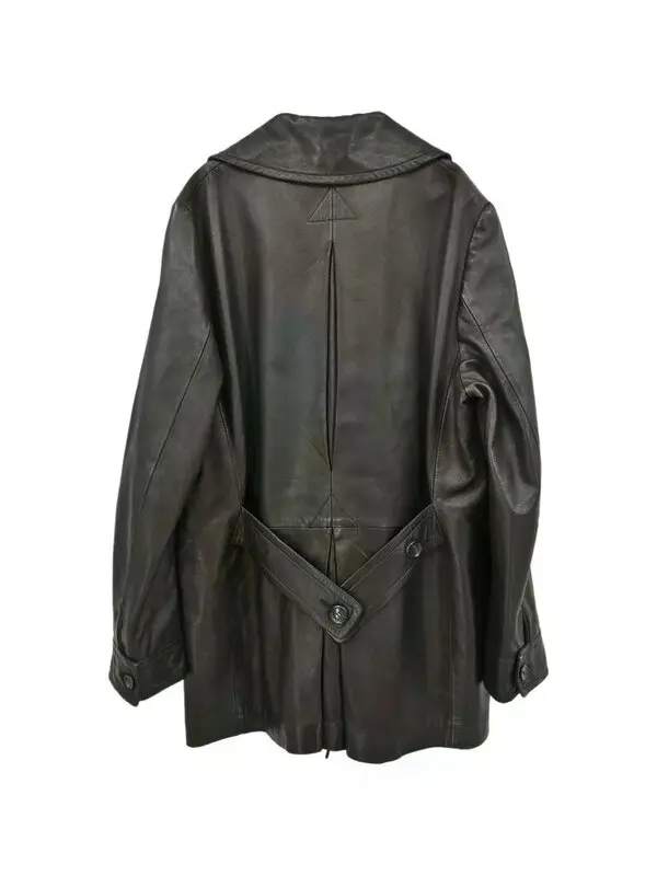 Gucci Double-breasted Leather Jacket