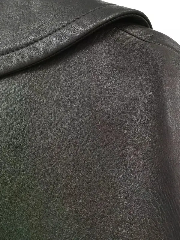 Gucci Double-breasted Leather Jacket