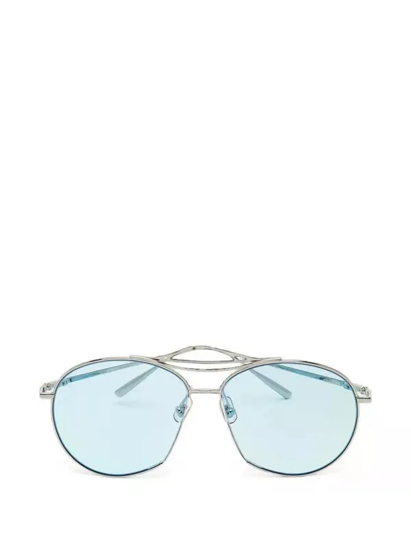 Burberry Jumping Jack Pilot Sunglasses - Silver