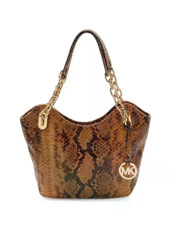 Michael Kors Snakeskin-effect Tote Bag