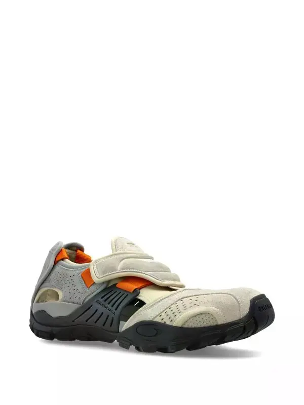 Balenciaga Hike Sandals Sneakers In Grey/beige/orange/black - Neutrals