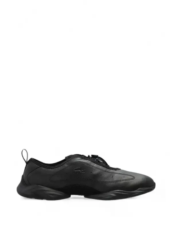 Lacoste Tennis Ballerina Leather Sneakers - Black