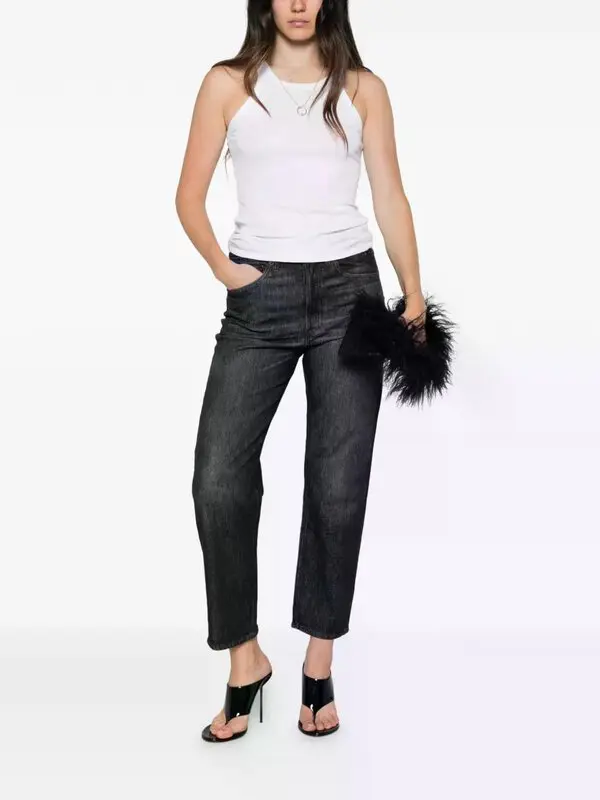 CYCLE Bella Faded-effect Straight-leg Jeans