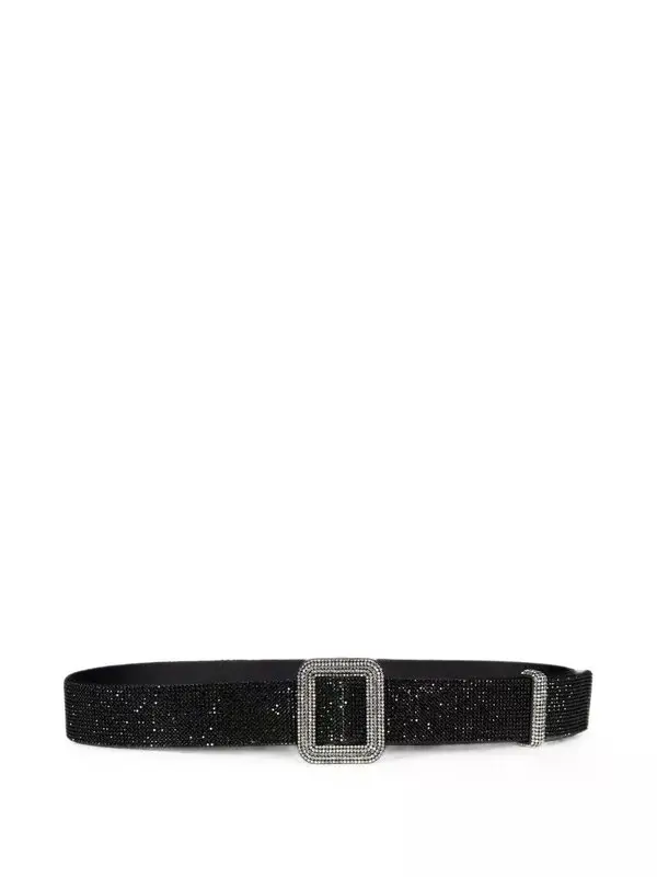 Benedetta Bruzziches Venus Crystal-embellished Belt - Black
