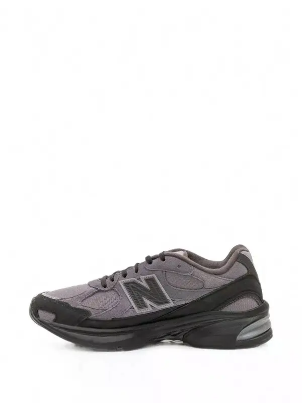 NEW BALANCE Paneled Mesh-suede Sneakers