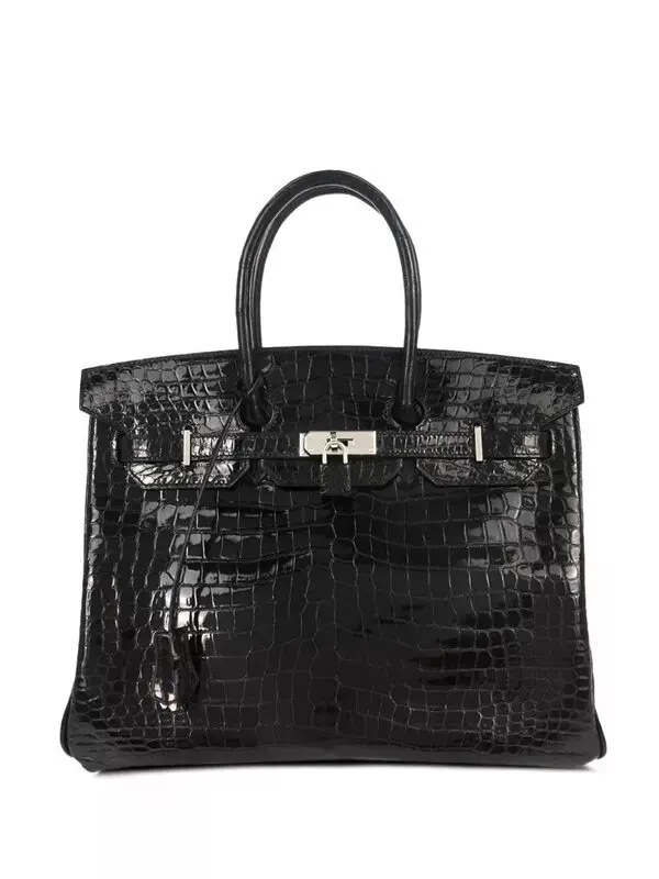 Hermès Birkin 35 Leather Tote Bag - Black