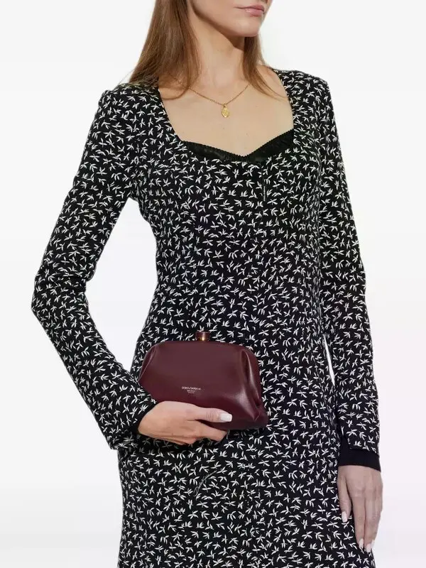 Dolce & Gabbana Mini Grandma Leather Clutch Bag