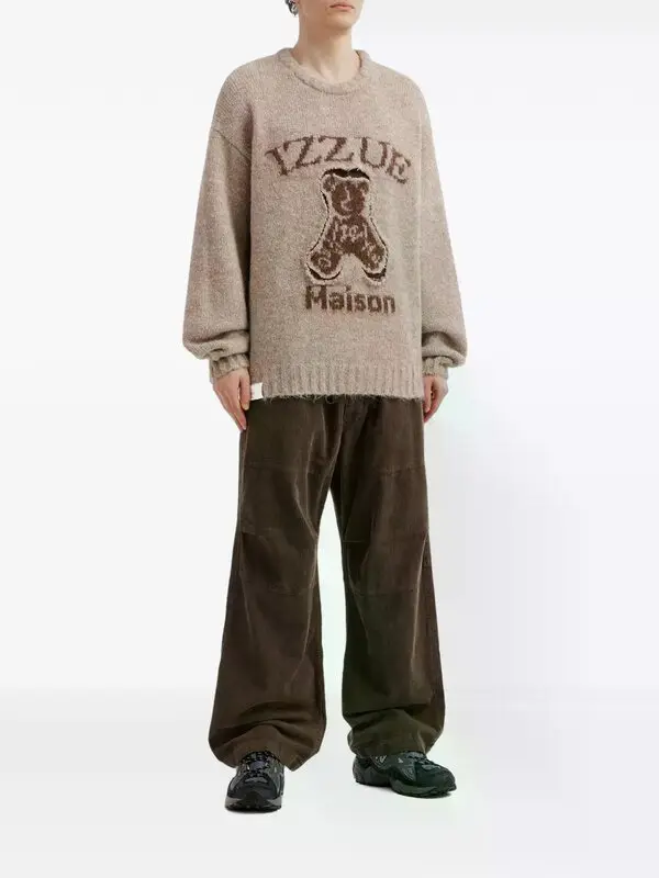 Izzue Corduroy Panelled Trousers