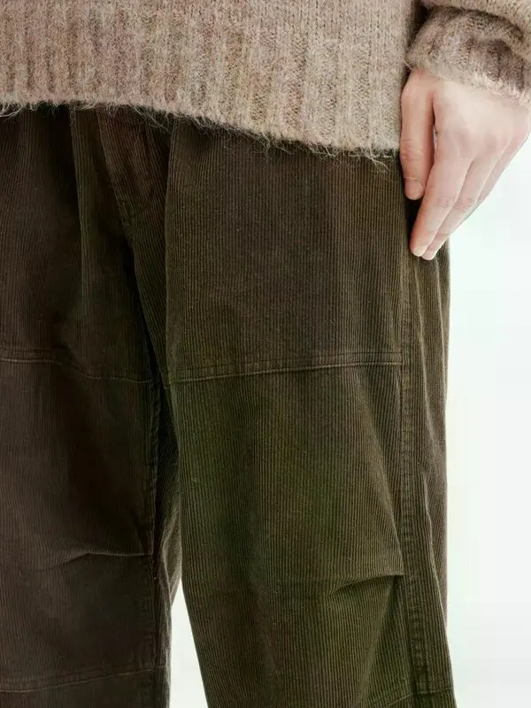 Izzue Corduroy Panelled Trousers