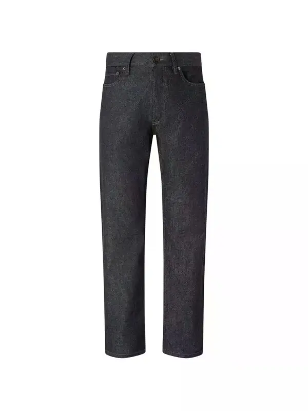 Zegna Stretch Cotton And Cashmere Roccia Jeans - Blue