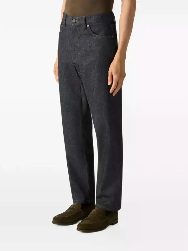 Zegna Stretch Cotton And Cashmere Roccia Jeans