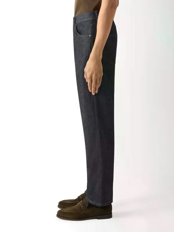Zegna Stretch Cotton And Cashmere Roccia Jeans