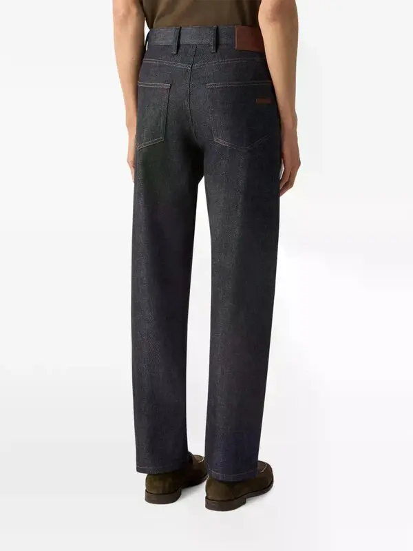 Zegna Stretch Cotton And Cashmere Roccia Jeans