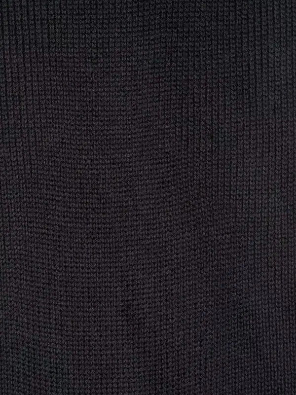 Armani Exchange Logo Intarsia-knit Scarf