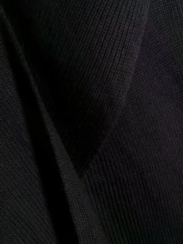 Armani Exchange Logo Intarsia-knit Scarf