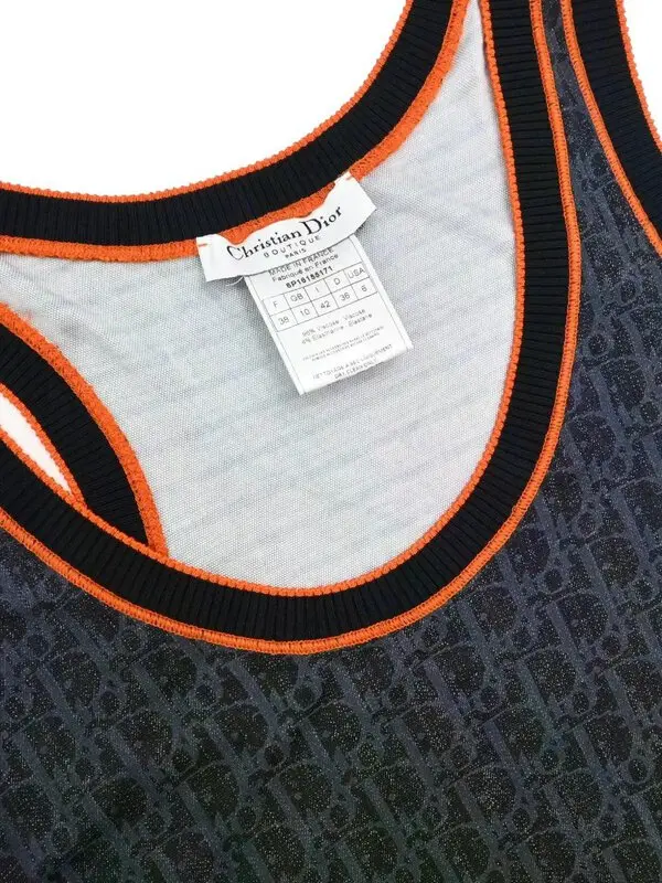 Dior Trotter-pattern Flight Tank Top