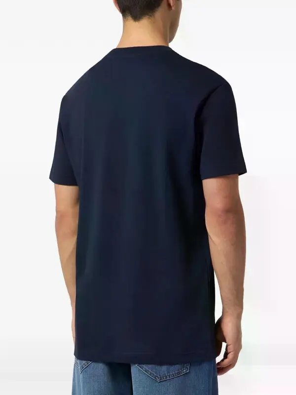 Philipp Plein Logo-patch Pocket T-shirt - Blue