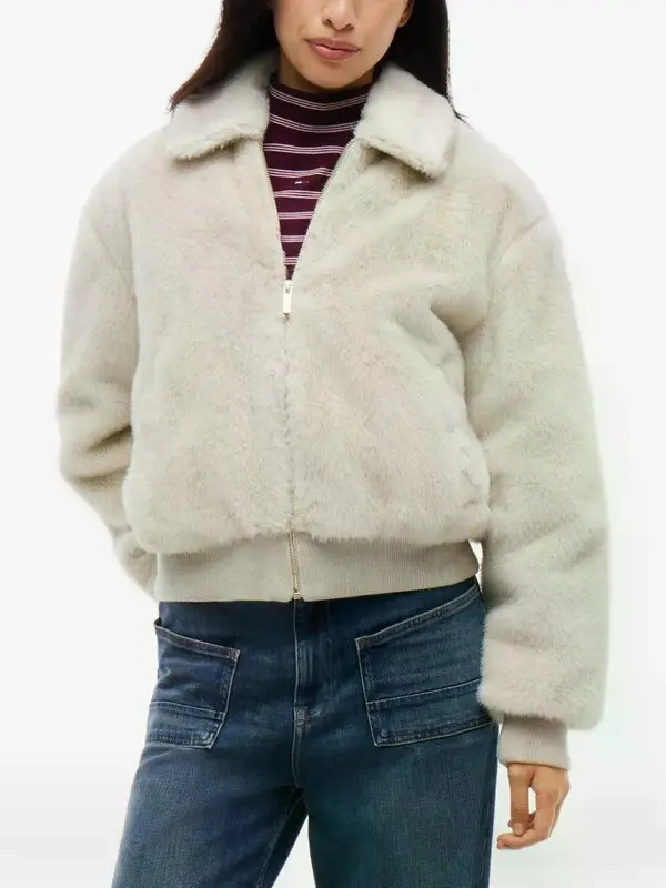 Tommy Hilfiger Faux-fur Bomber Jacket