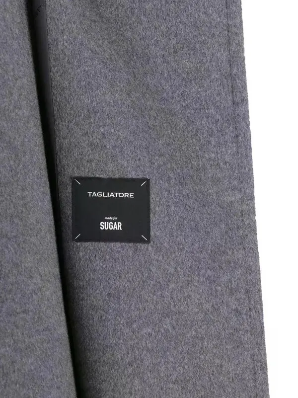 Tagliatore Charlize Belted Single-breasted Coat - Grey