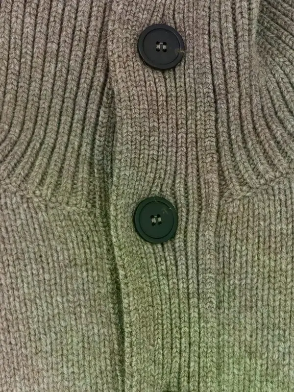 Studio Nicholson Orena Button-fastening Ribbed-collar Polo Shirt - Neutrals