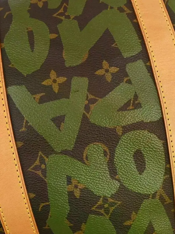 LOUIS VUITTON 50 Keepall Monogram Graffiti Duffle Bag