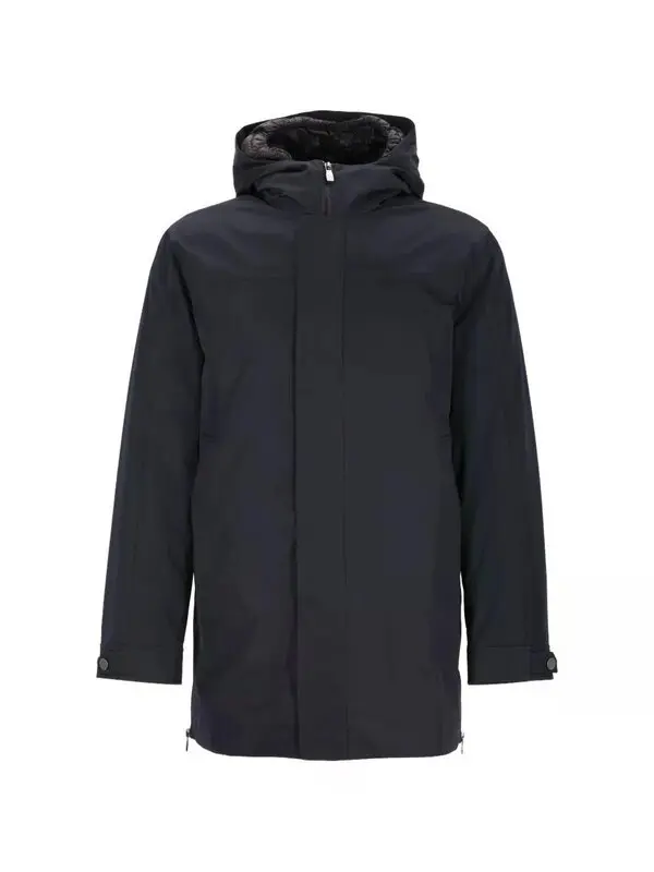 Corneliani Hooded Zip-up Coat