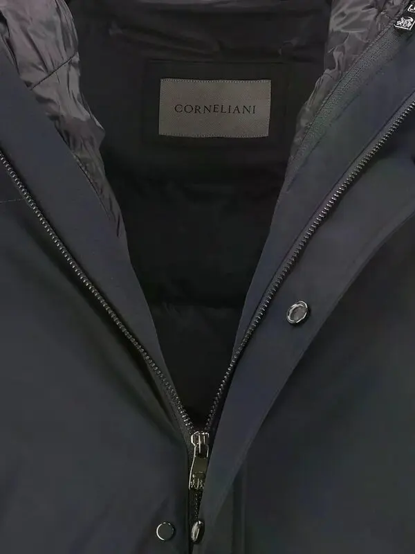 Corneliani Hooded Zip-up Coat