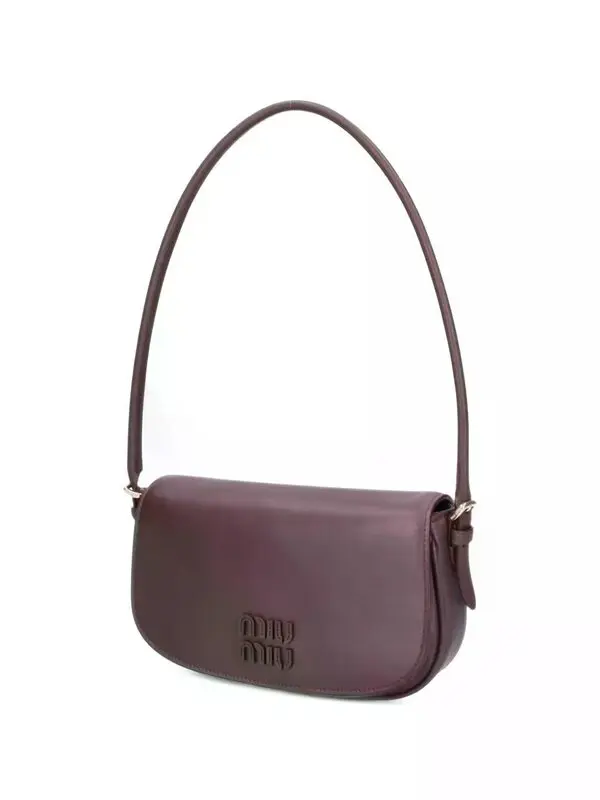 Miu Miu Leather Pouch - Brown