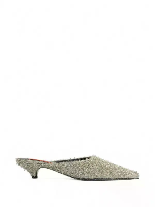 SIMONMILLER Tinsel Arrow Mules