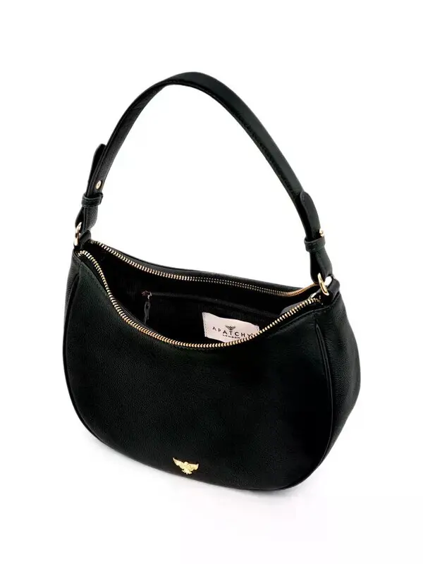 APATCHY LONDON Lucy Crescent Leather Tote Bag