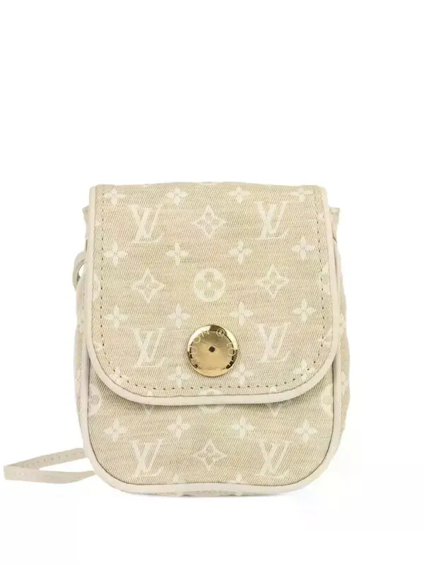 LOUIS VUITTON Mini Lin Pochette Cancun Monogram Shoulder Bag - Neutrals