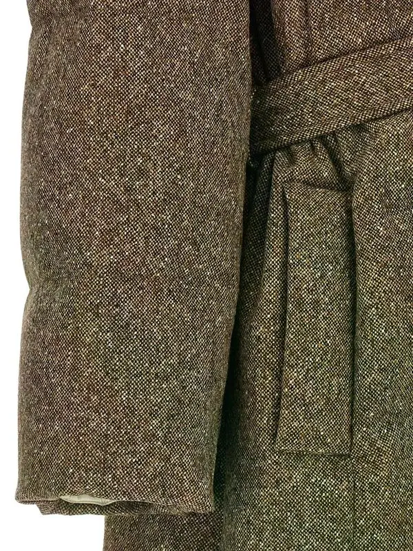 Brunello Cucinelli Belted Mélange-texture Coat