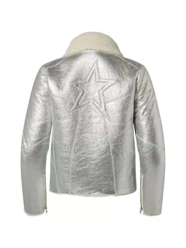 Perfect Moment Sloan Metallic Shearling Jacket