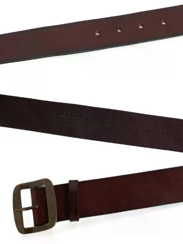 Dsquared2 Logo-debossed Leather Belt