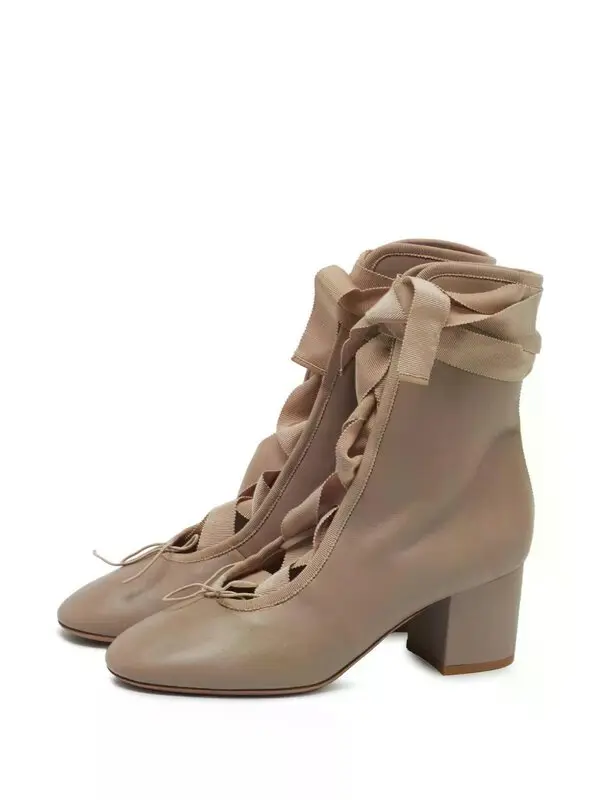 Valentino Garavani Bow-detail Ankle Boots