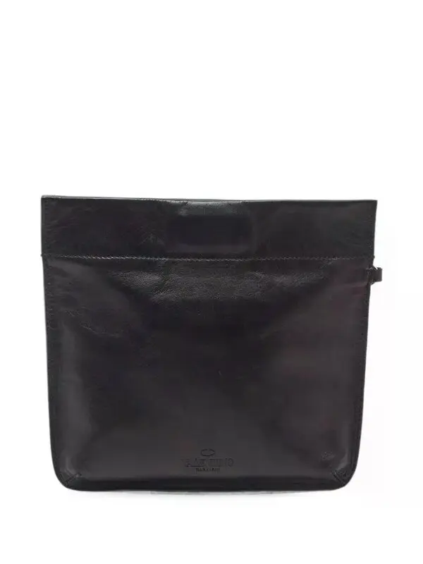Valentino Garavani Rockstud Leather Mini Clutch Bag