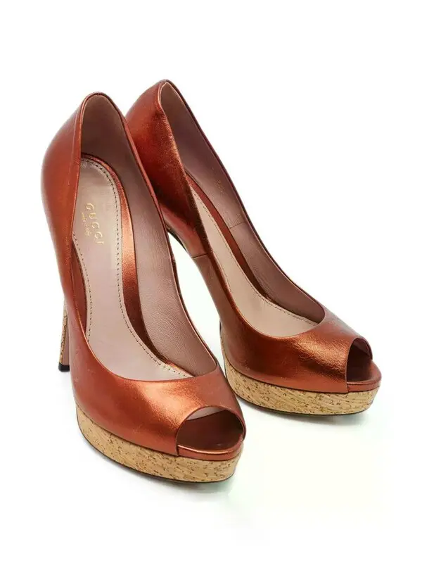 Gucci Sofia Peep-toe Pumps