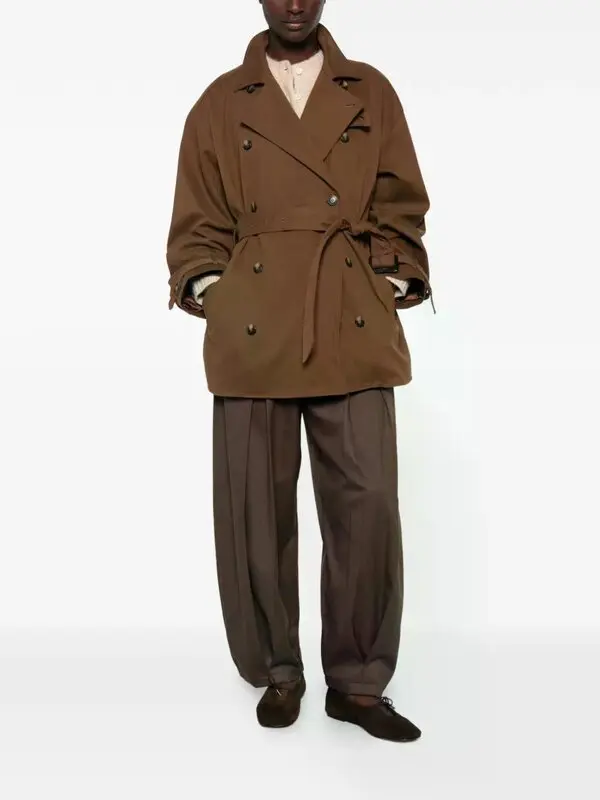 DÔEN Wolfe Double-breasted Trench Coat