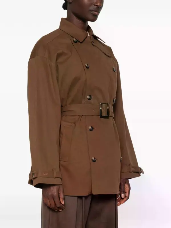 DÔEN Wolfe Double-breasted Trench Coat
