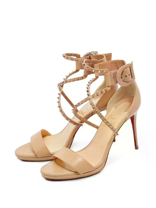 CHRISTIAN LOUBOUTIN Choca Lux Spiked-details Sandals