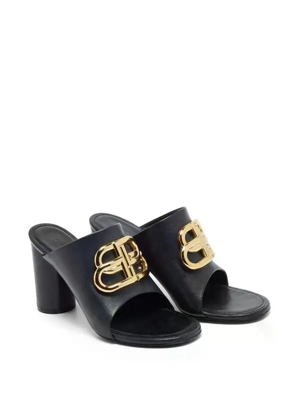 Balenciaga Oval Bb Heeled Sandals