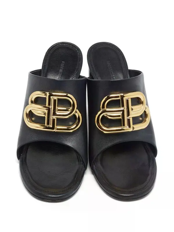 Balenciaga Oval Bb Heeled Sandals