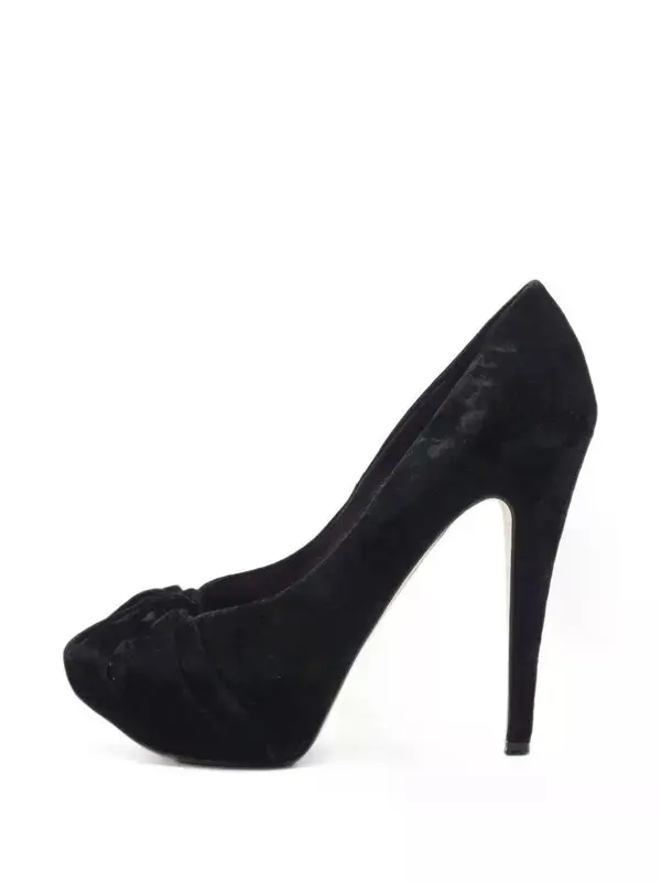 GINA Claire Ruched Heeled Pumps