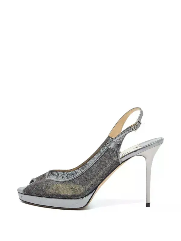 JIMMY CHOO Nova Heeled Pumps - Grey