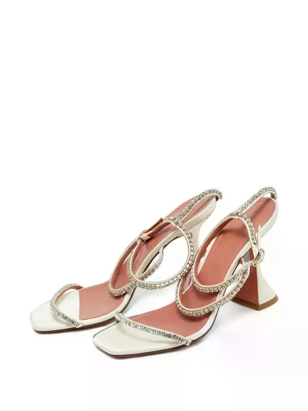 Amina Muaddi Gilda Crystal-embellished Sandals