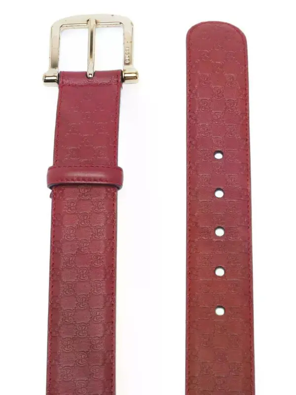 Gucci Microguccissima Buckle Belt